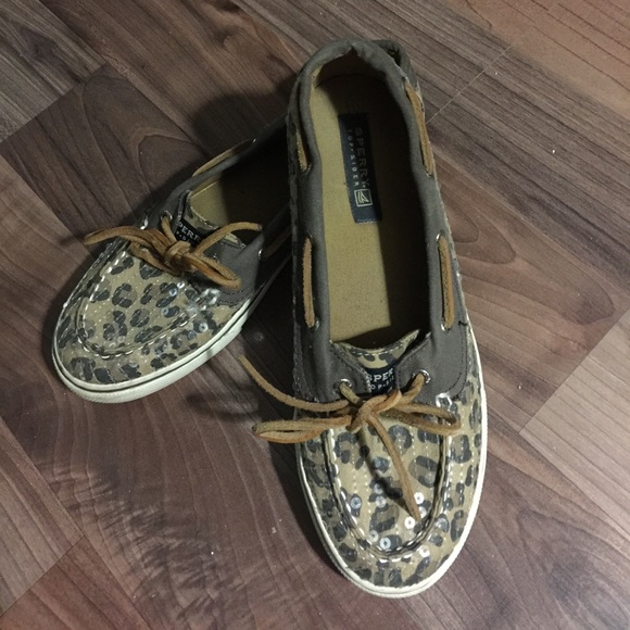 Sperry | Shoes | Sperry Cheetah Like Top Siders | Poshmark
